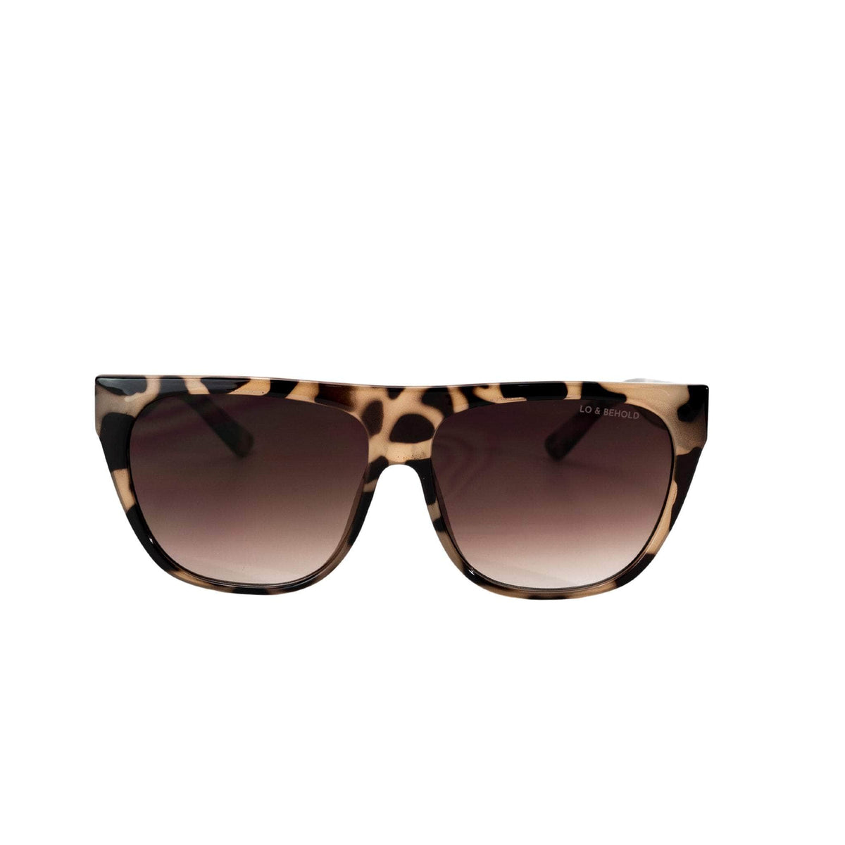 Buy full shield medium to large size sunglasses with leopard print – LO ...